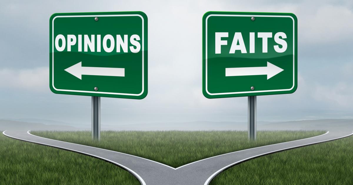 Fait ou opinion? L'obstacle à une lutte à la désinformation efficace ...