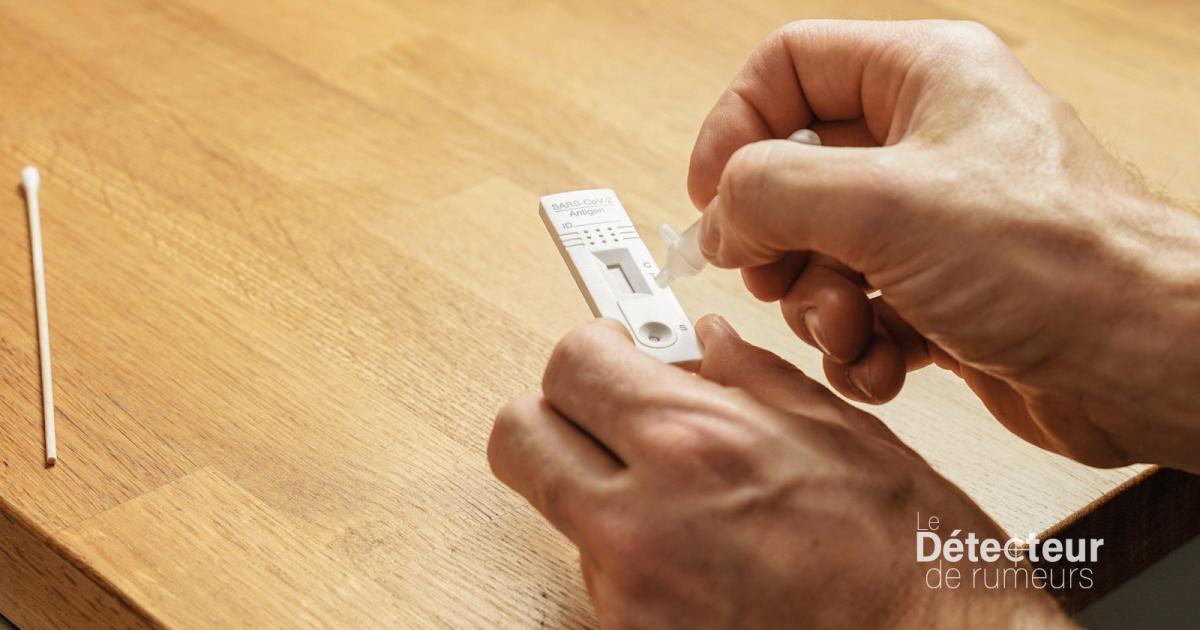 On connaît depuis longtemps l’utilité des tests rapides? Vrai | Agence ...
